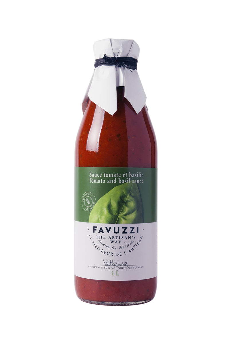 Favuzzi Basil Tomato Sauce 1L – Sorella Boutique Gourmande
